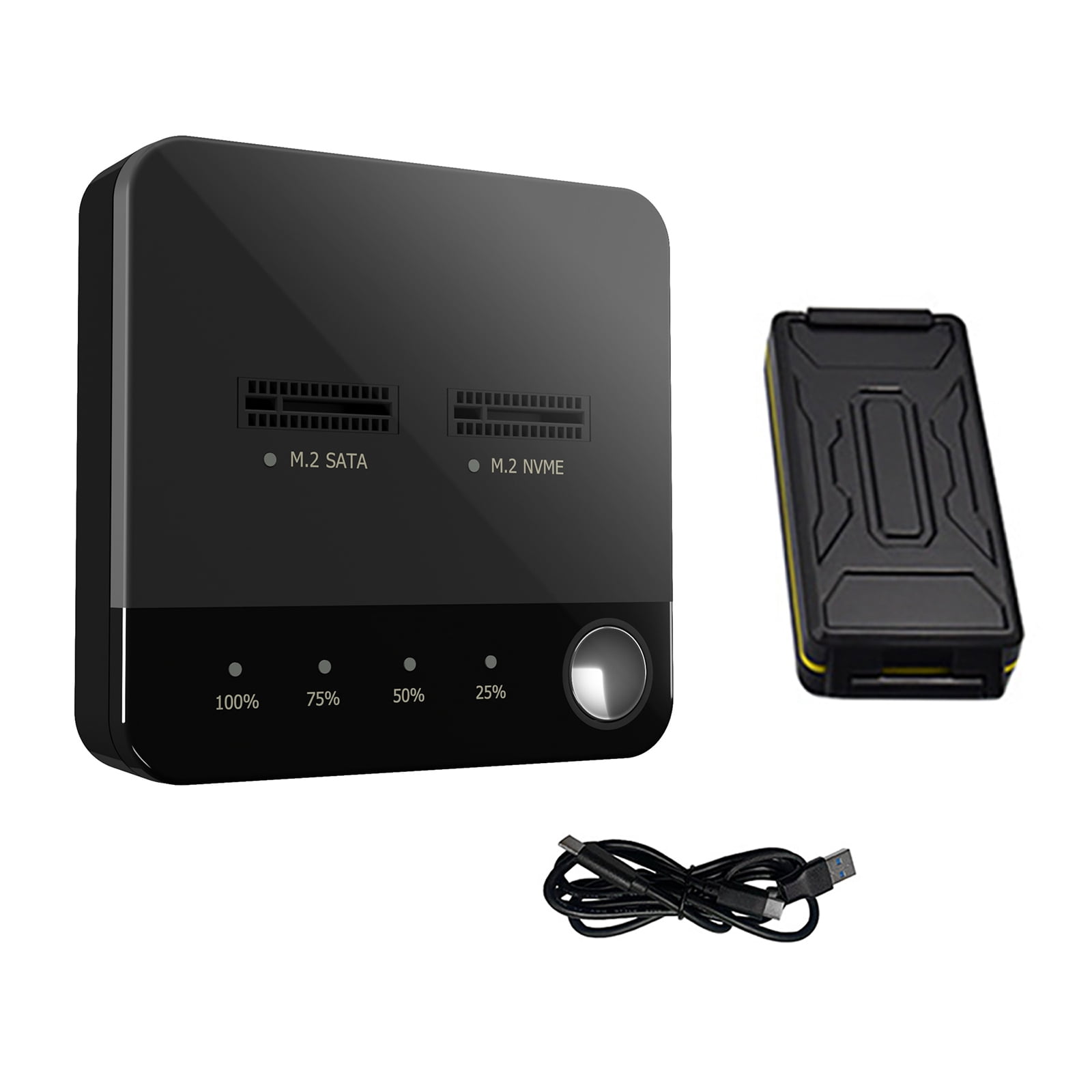 Portable M.2 SATA/NVME Duplicator One-Key Operation for Data Transfer ...