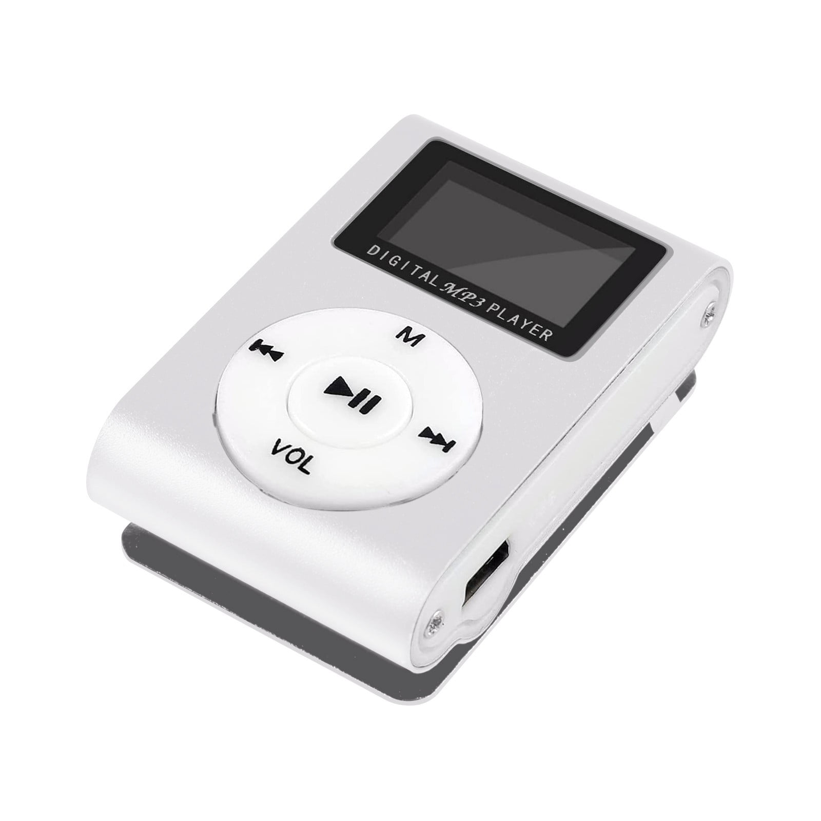 Portable MP3 Player, Ultra Compact USB Music Player with Clip, LCD ...
