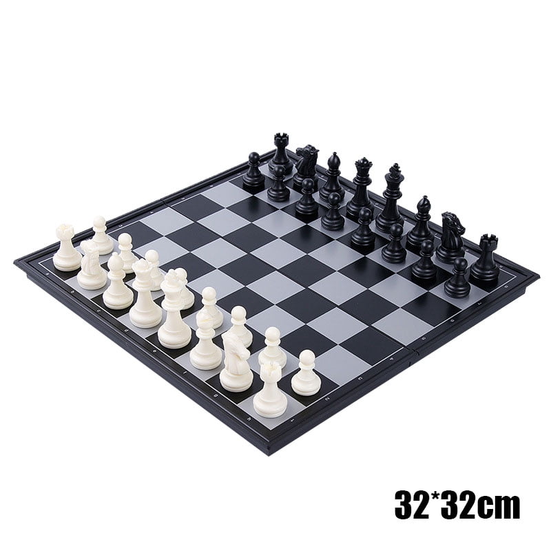 Portable Magnetic Folding Chess Board Chessboard Box Set Travel Kids ...