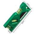 Portable Magnetic Pocket Level Gauge Mini Protractor With Metric Ruler ...