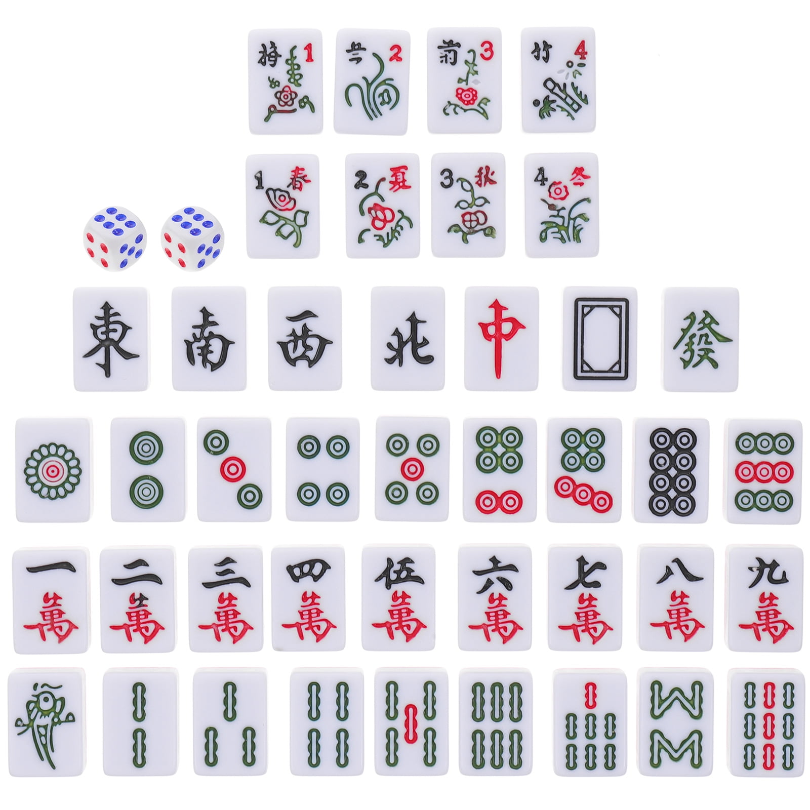 Mini Mahjong Interesting Kit Home Game Portable Toys Travel - Walmart.com