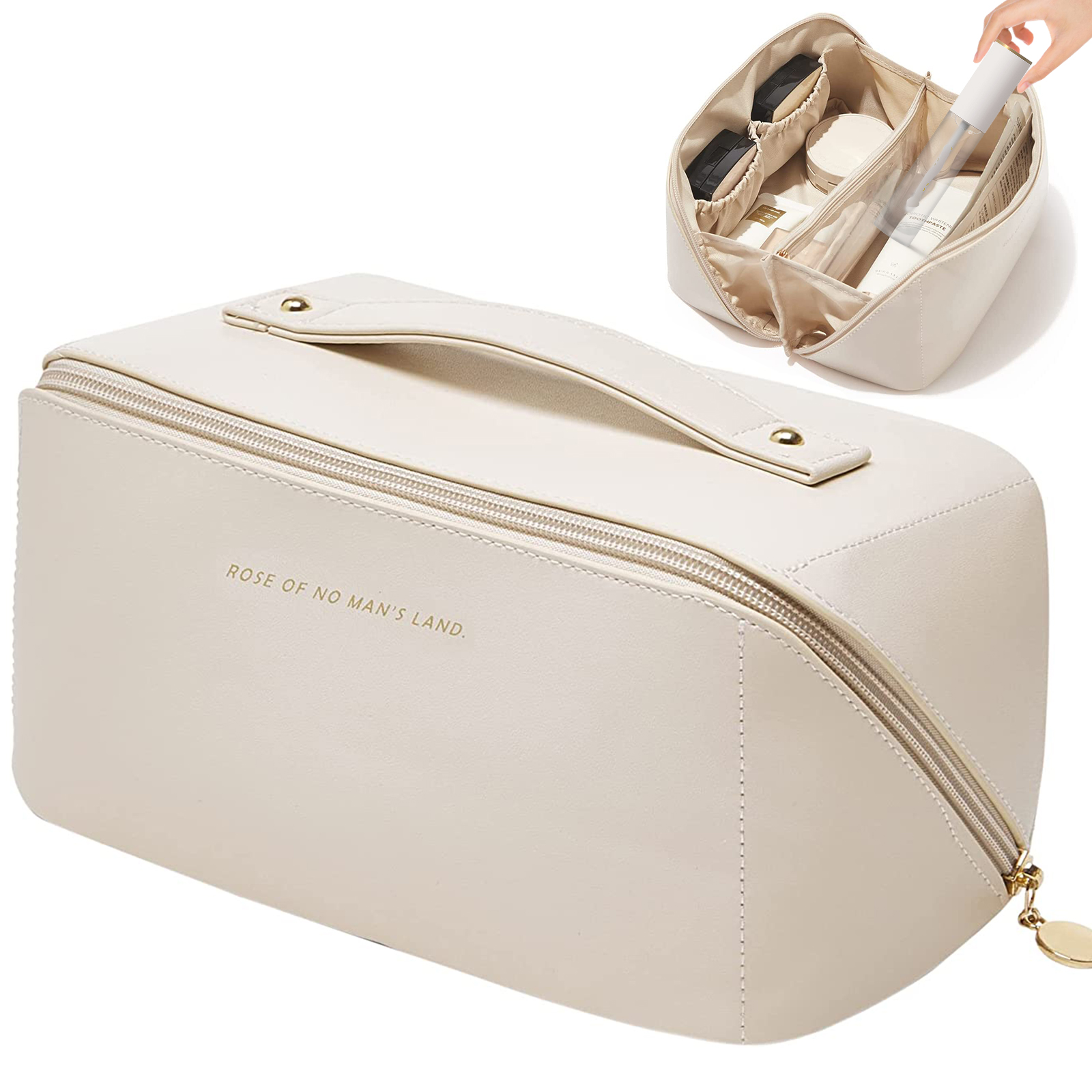 Portable Makeup Bag Travel Cosmetic Bags for Women Makeup Box for ...