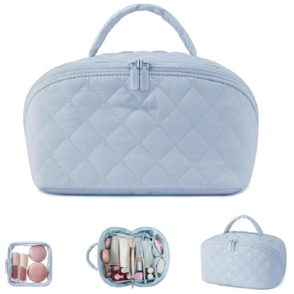 Portable Makeup Bag with Multi-Layered Compartments - Waterproof ...
