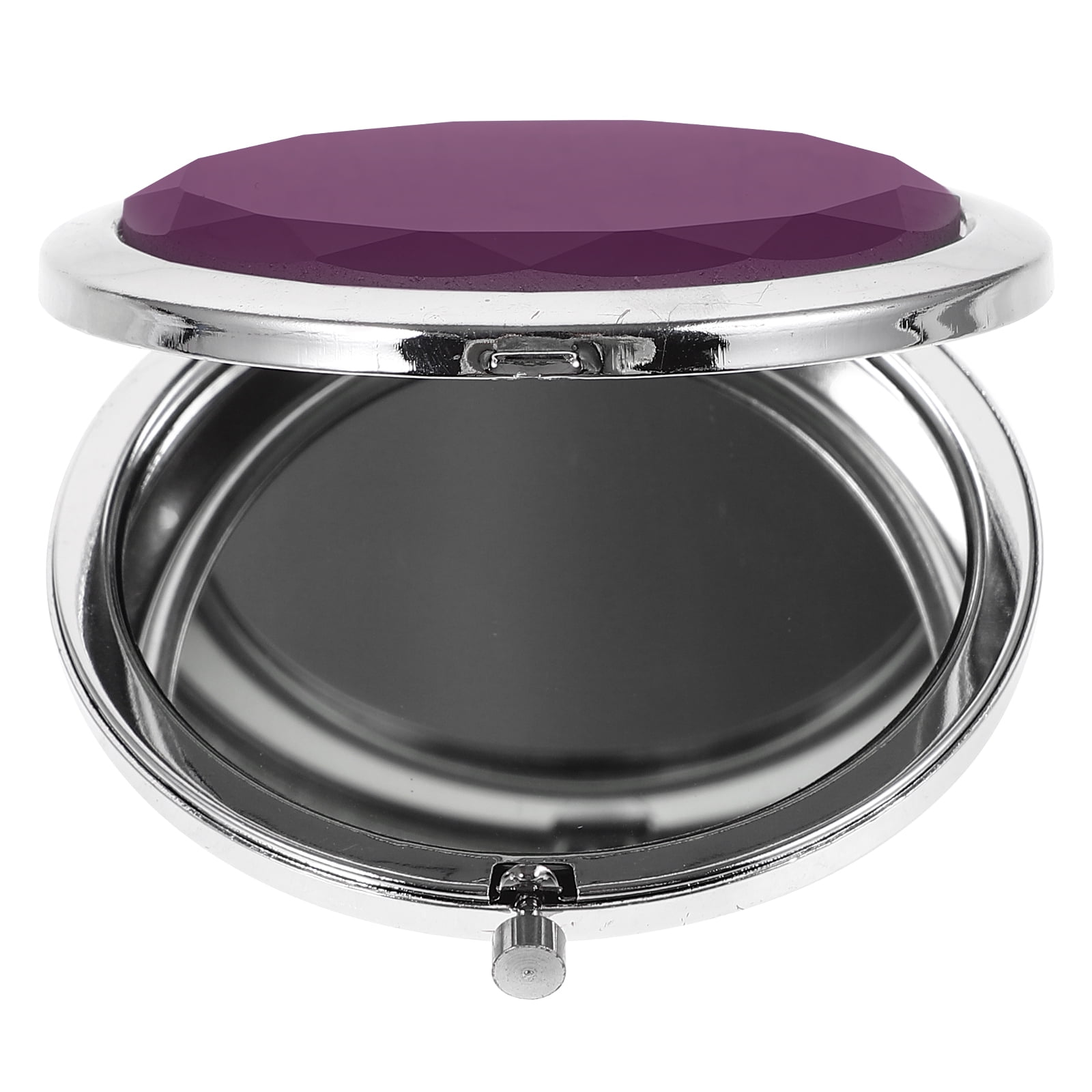 Portable Makeup Mirror Fold Pocket Vanity Light Double Sided Hand ...