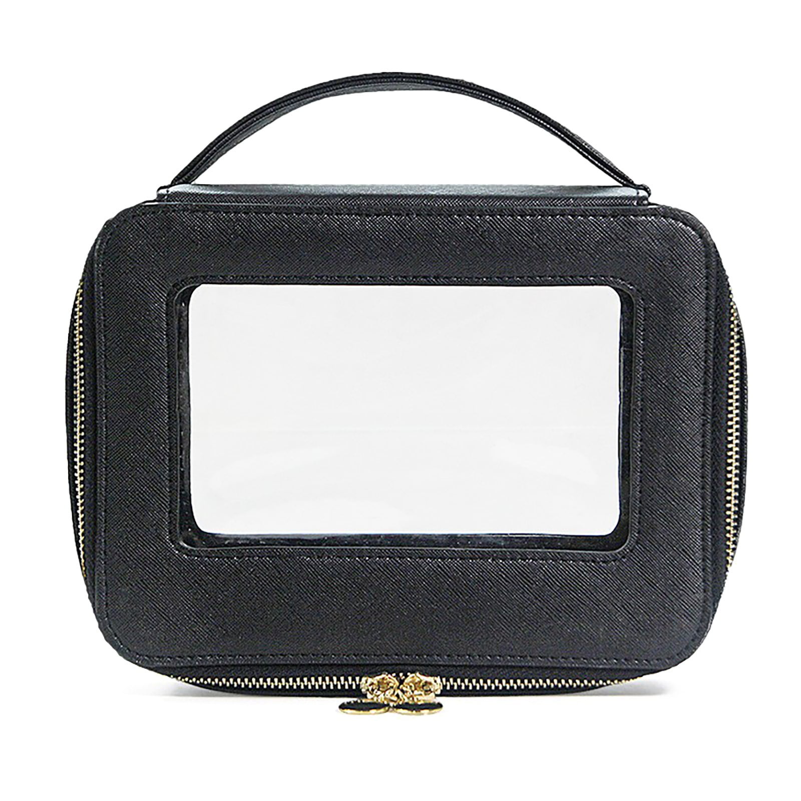 Portable Makeup Organizer Bag: Elegant Travel Cosmetic With Multiple ...