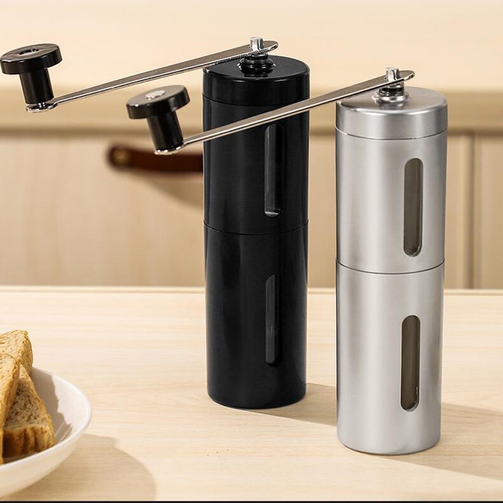 Portable Manual Coffee Grinder Stainless Steel Burr Hand Crank Grinder ...