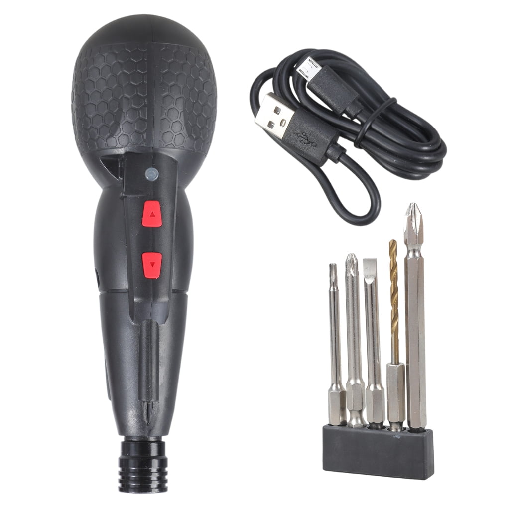 Portable Manual/Electric Screwdriver With LED Light And Ergonomic Grip ...