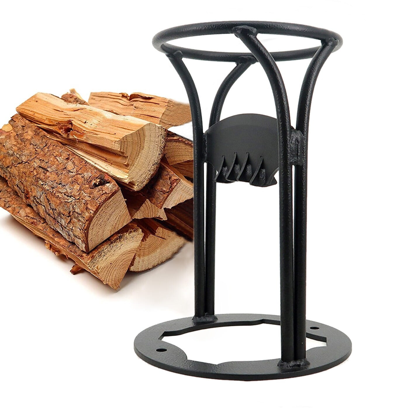 Portable Manual Kindling Splitter, Safe Firewood Cutter for Fireplace ...