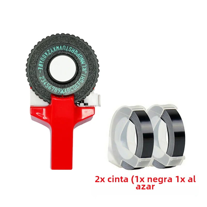 Portable Manual Label Maker with 3D Effect, Typewriter Machine for Home ...