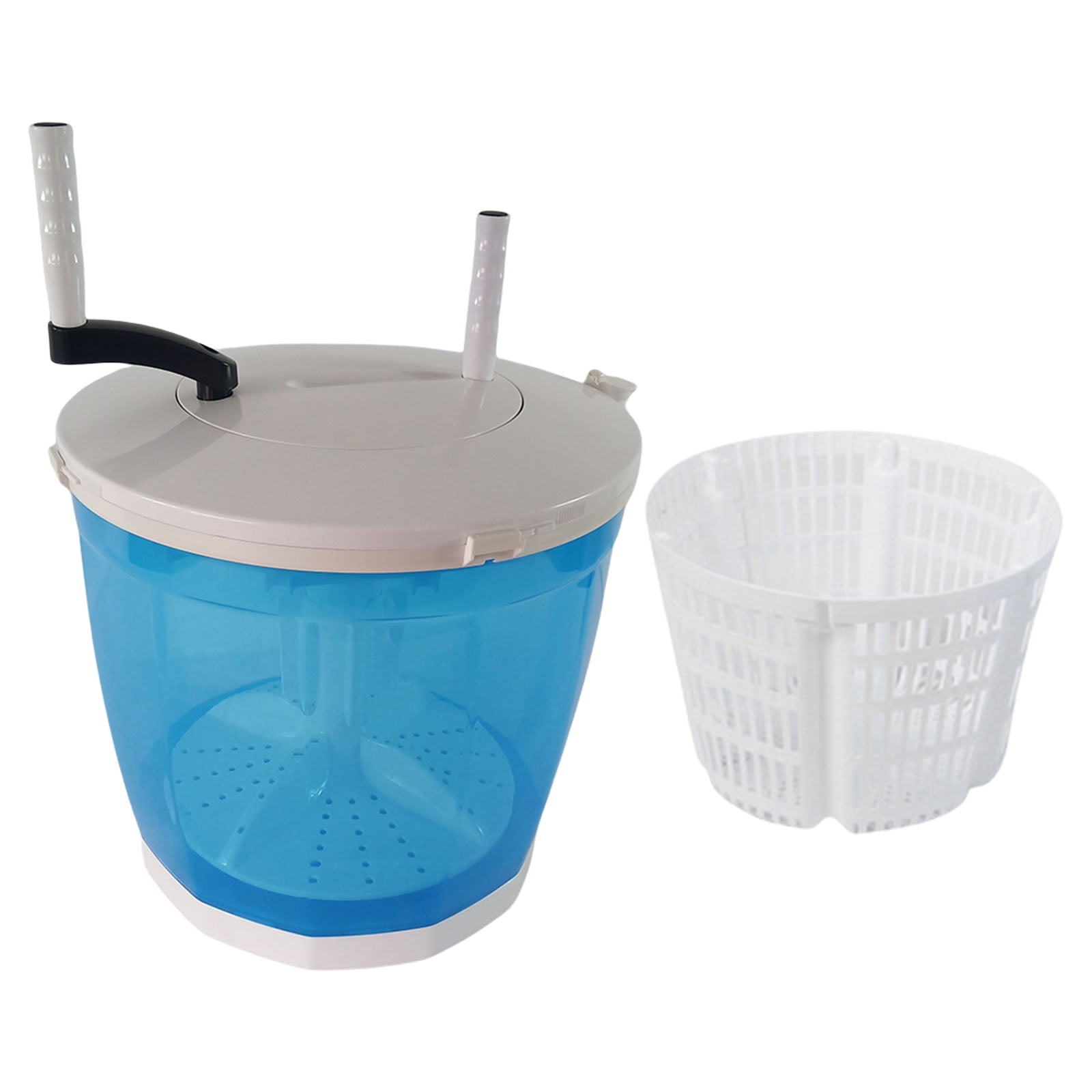 Portable Manual Laundry Washer and Spins Dryer Hand Crank Operated ...