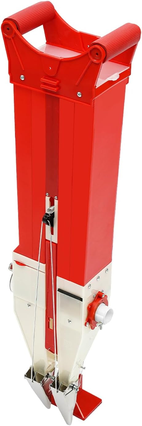 Portable Manual Seeder Spreader, Double-Cylinder Handheld Spreader Corn Soybean Peanut Planter ...