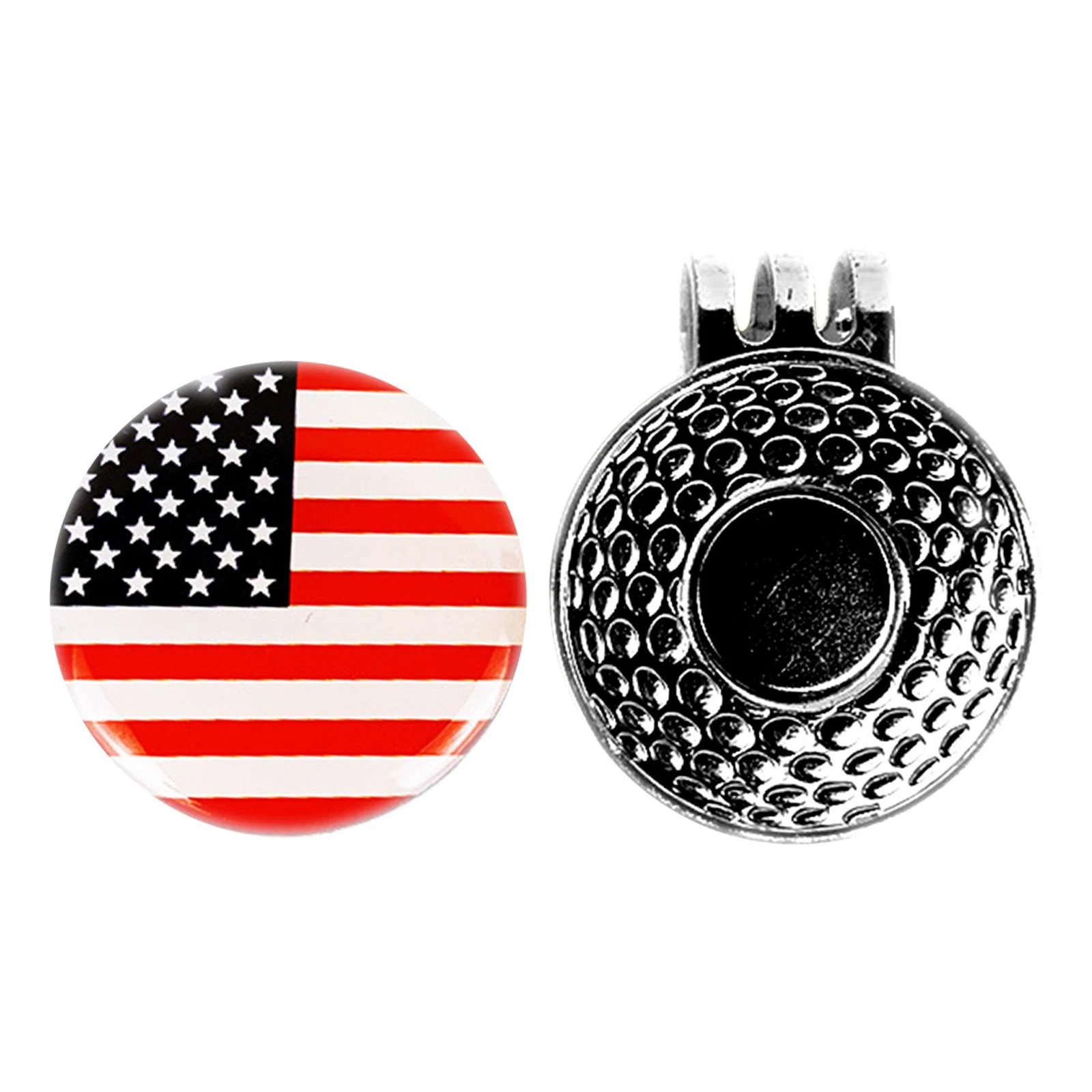Portable Markers Easily to Hat Golf Ball Marker Hat Clip Magnetic Hat ...