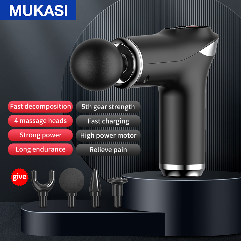 Portable Massage Gun Percussion Pistol Massager For Body Neck Deep ...