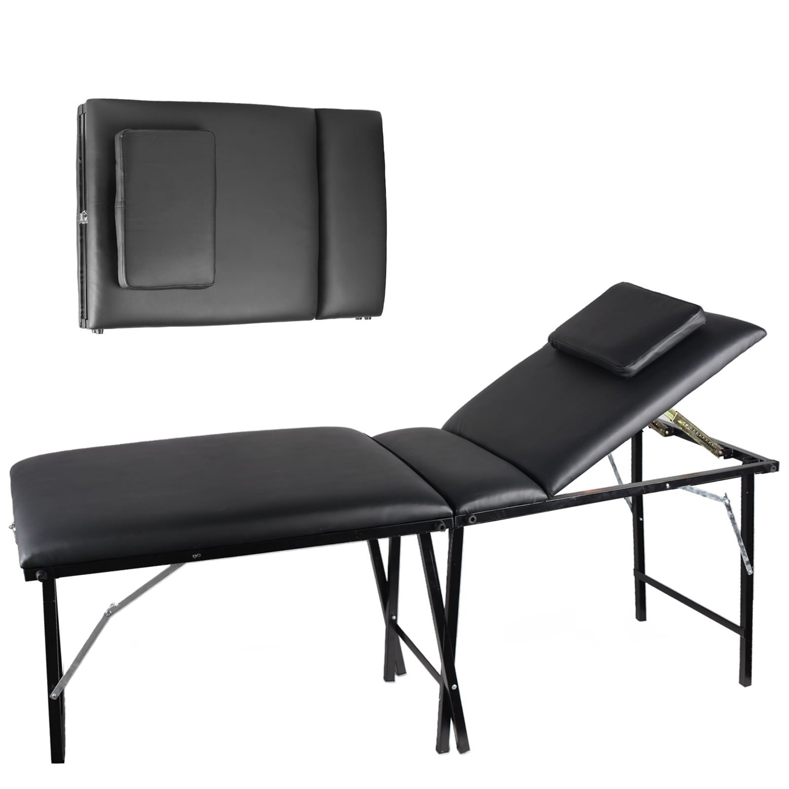 Portable Massage Table, 2 Folding Massage Bed Professional Lash Bed ...