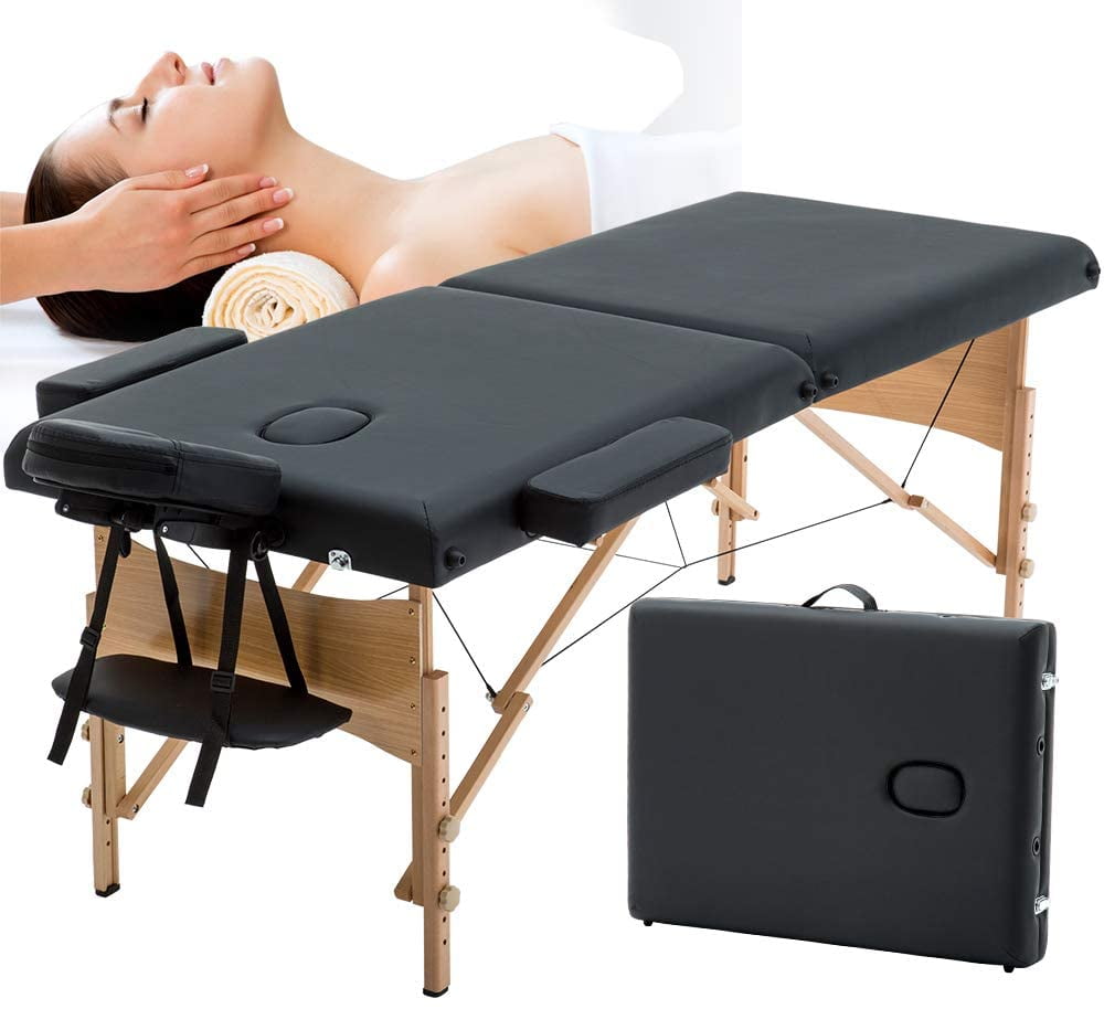Portable Massage Table Spa Bed Foldable 73 Inch Height Adjustable ...