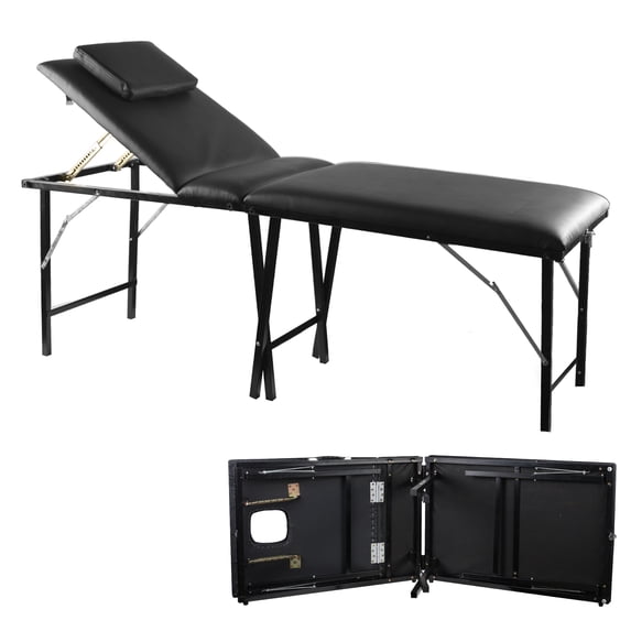 Portable Massage Table, Spa Bed Therapy Table Collapsable Treatment ...