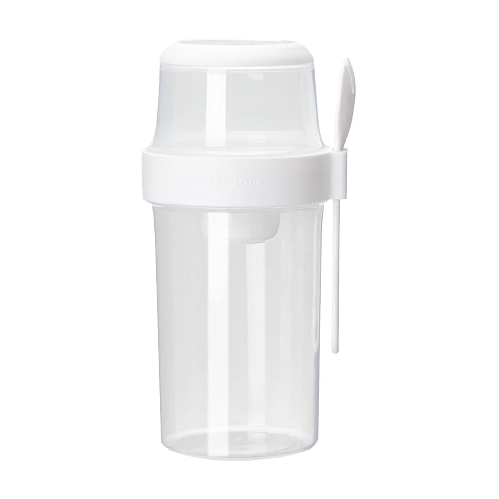 Portable Meal Cup, Double Layer Plastic Travel Cup, Leakproof Sealing ...