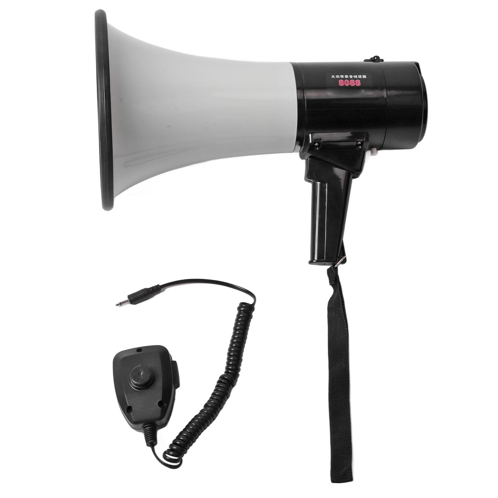 Portable Megaphone Bullhorn Outdoor Handheld Blow Horn Loud Speaker 40W ...