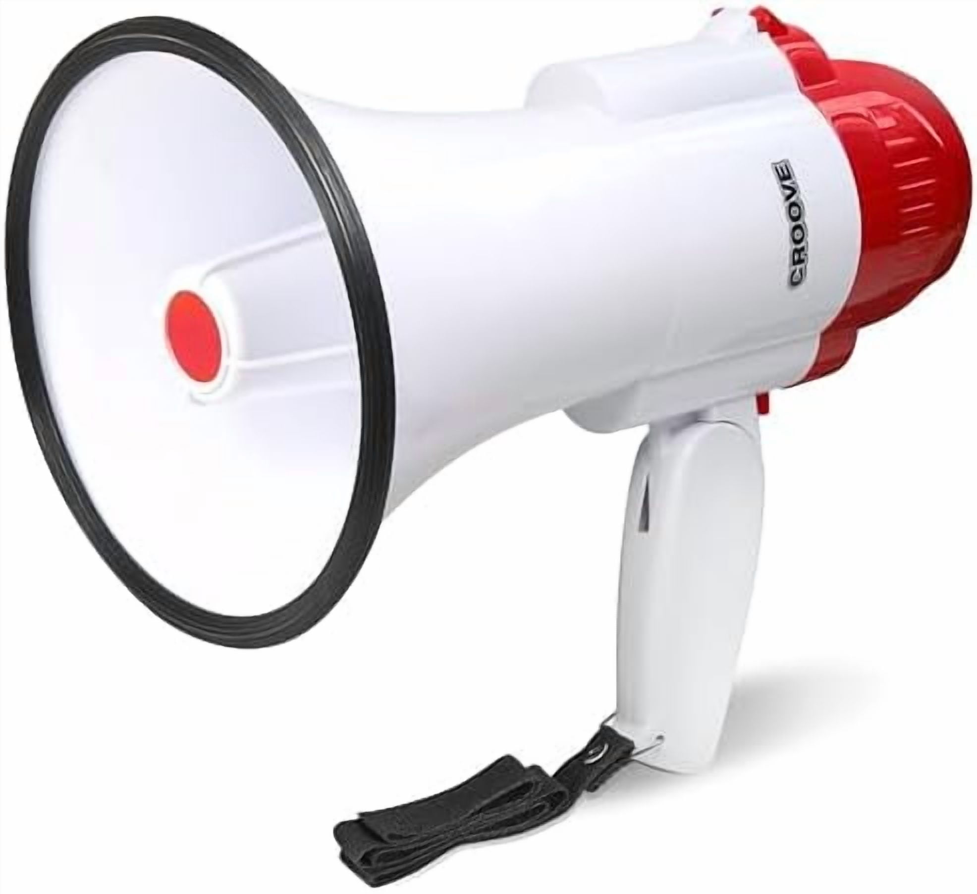 Portable Megaphone Loud Speaker, Bullhorn with Siren Music, Volume ...