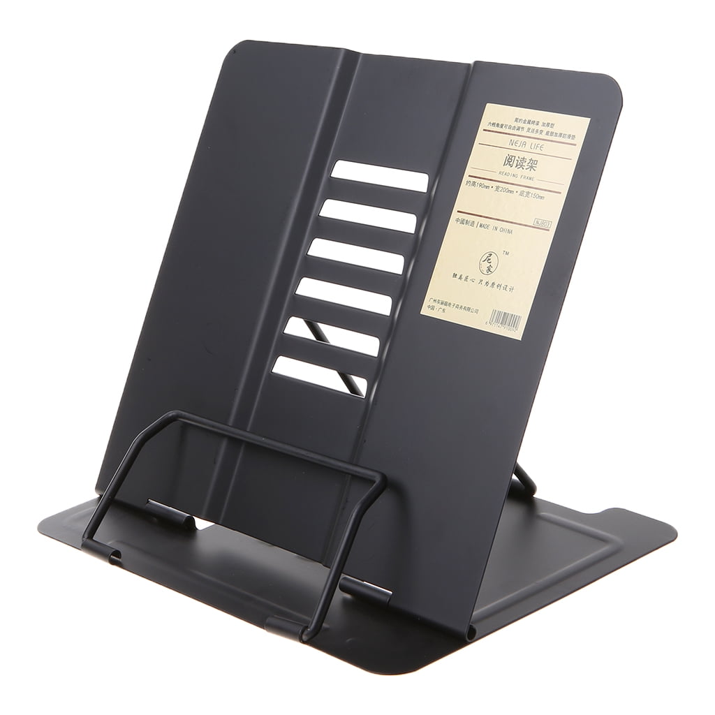 Portable Metal Adjustable Reading Book Holder Support Document Shelf ...
