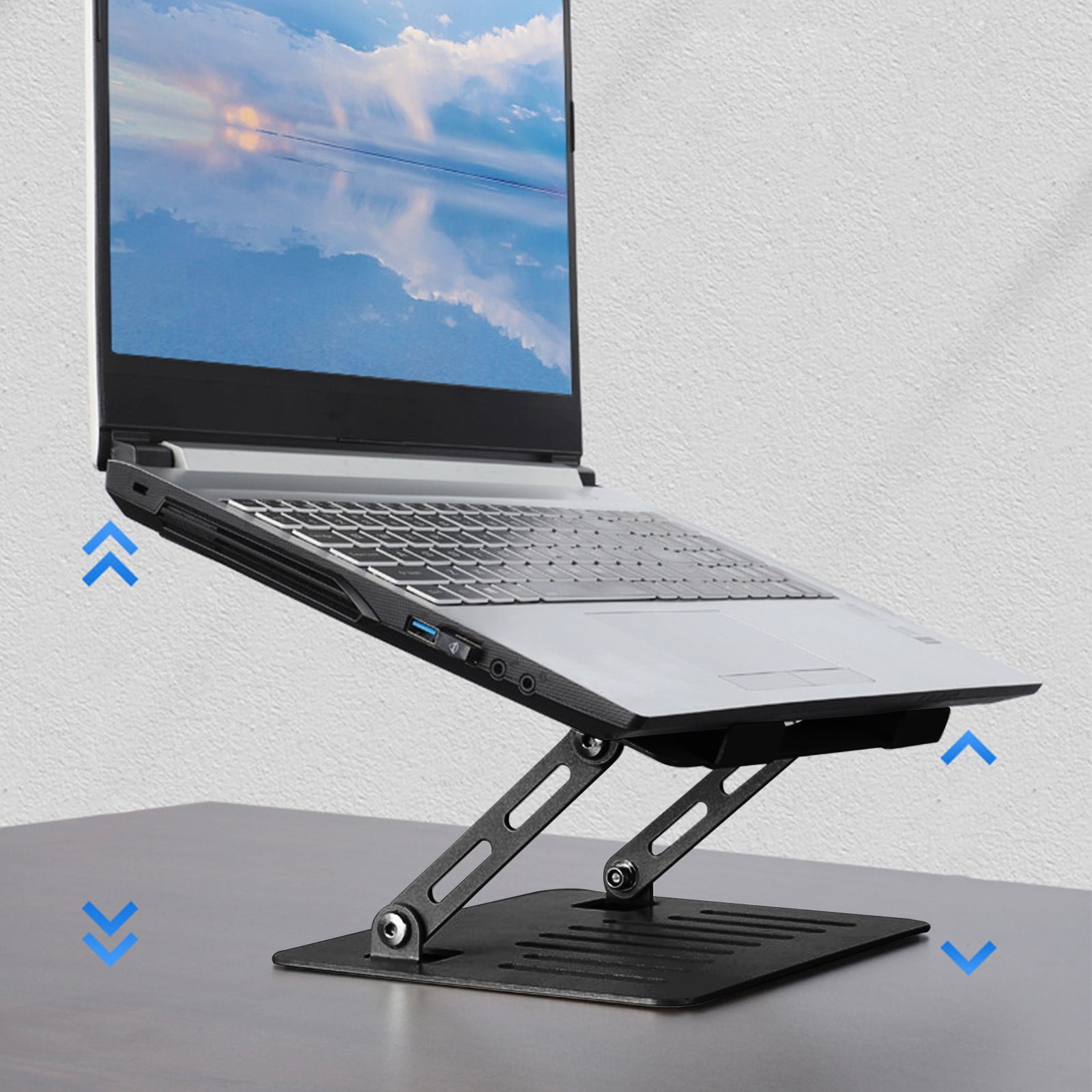Beforeyayn Portable Metal Cut Out Aluminum Alloy Tabletop Folding ...