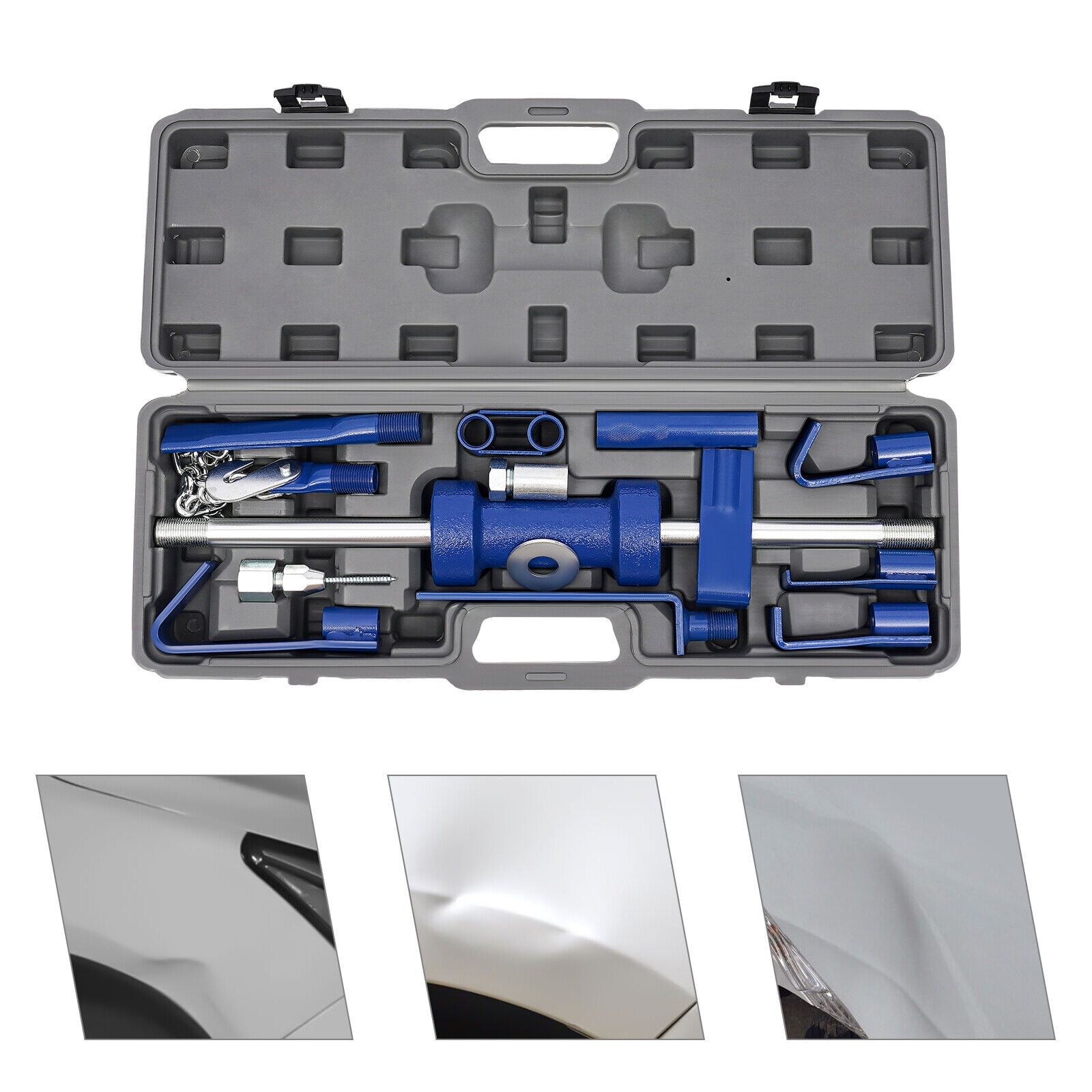 Portable Metal Dent Puller, Automotive Hammer Puller Frame Set, Slide ...
