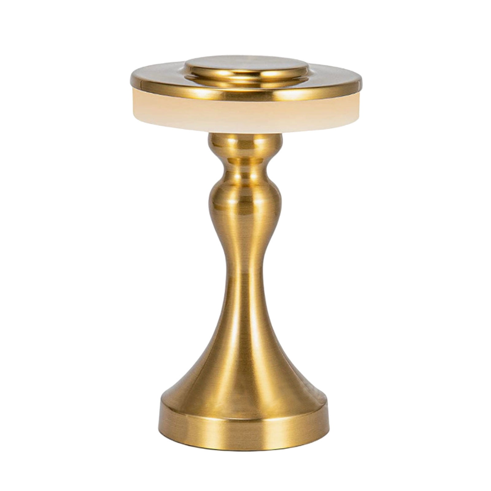 Portable Metal LED Table Lamp,3 Color Touch Sensor Control Rechargeable ...