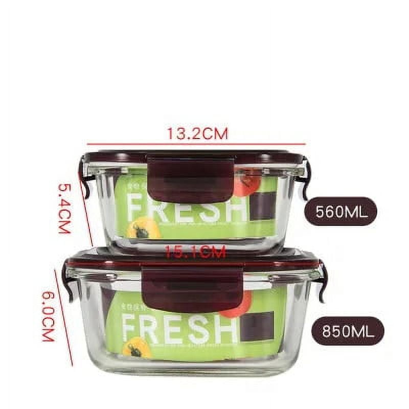 Ink Craft Solid Print Reusable Glass Lunch Bags & Boxes - Walmart.com