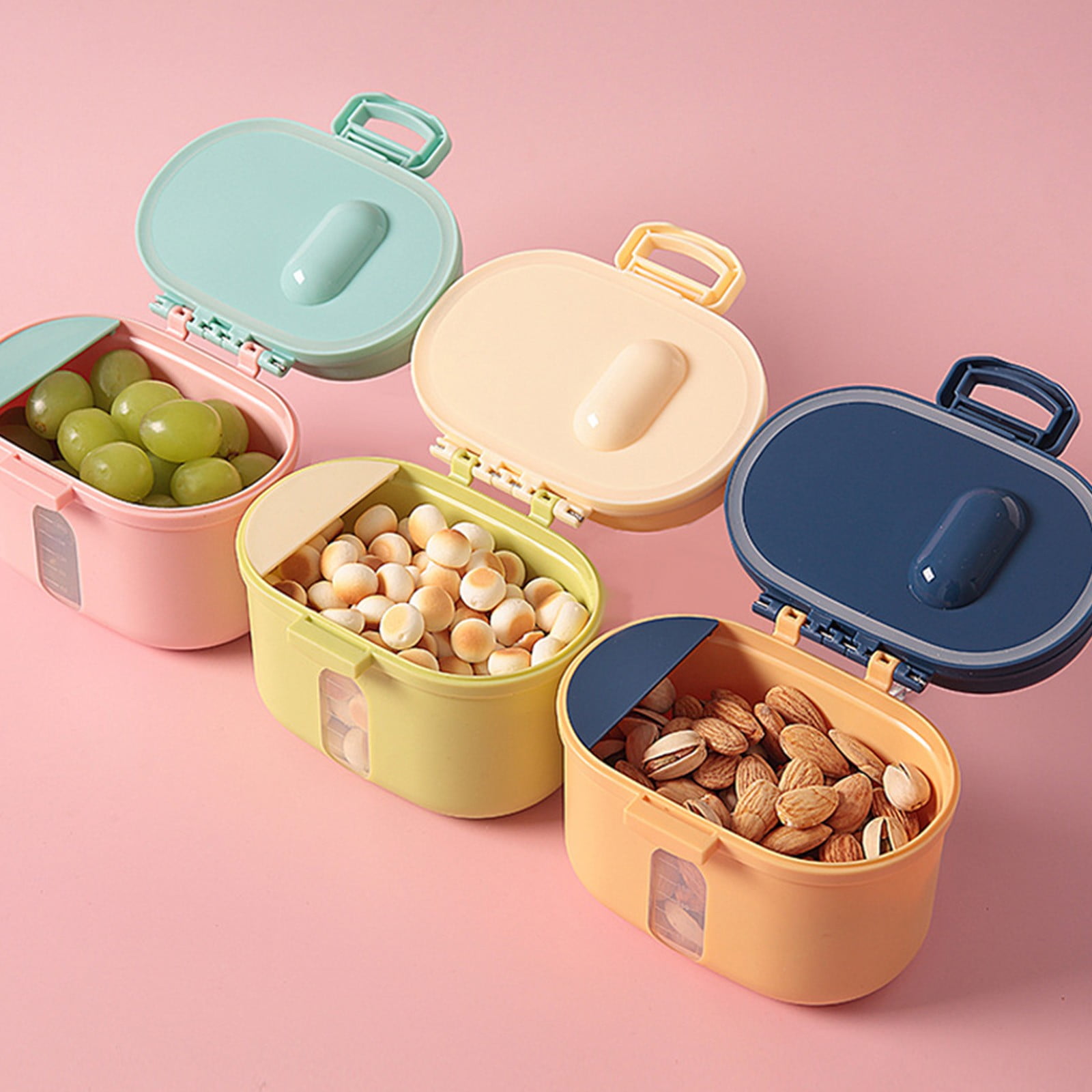 Double Layer Milk Powder Storage, Portable Rice Jar, Outdoor Rice ...