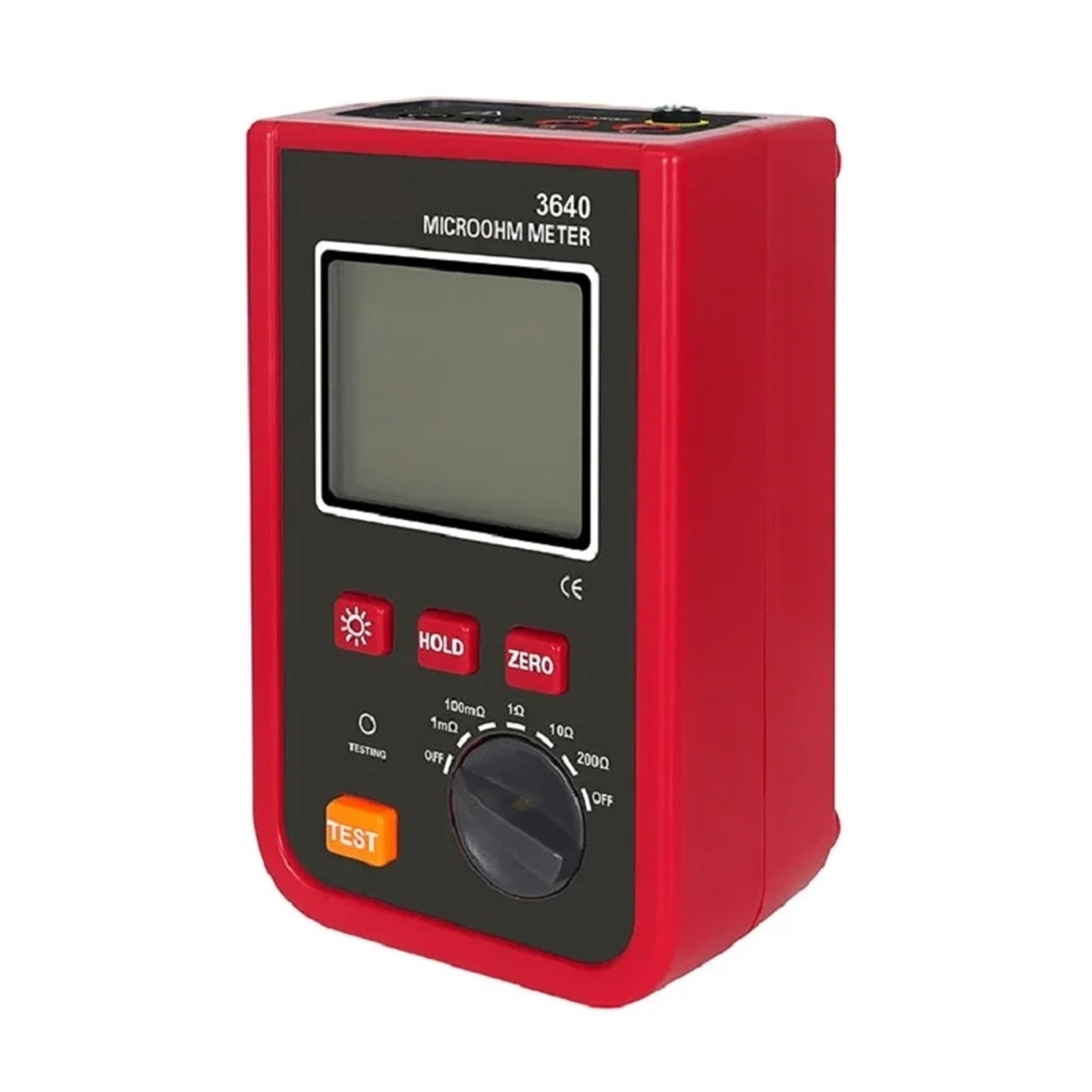 Portable Milliohmmeter DC Low Value Resistance Tester Precision 4-wire ...