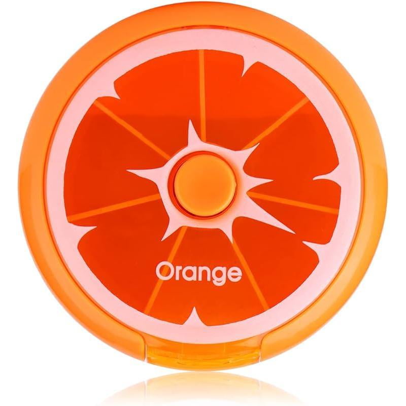 Portable Mini 7 Day Weekly Circular Shape Rotary Cute Fruit Style 3 ...