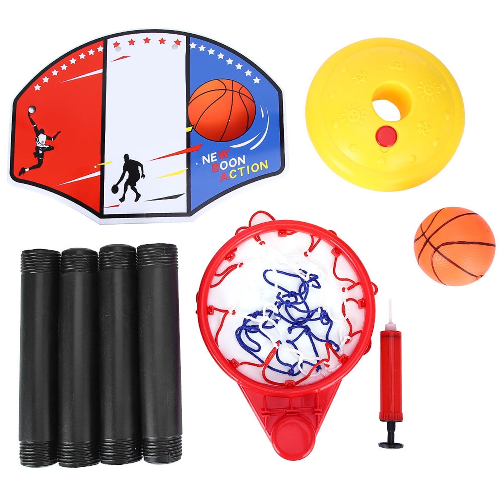 Portable Mini Basketball Hoop Desktop Basketball Game ,Adjustable ...