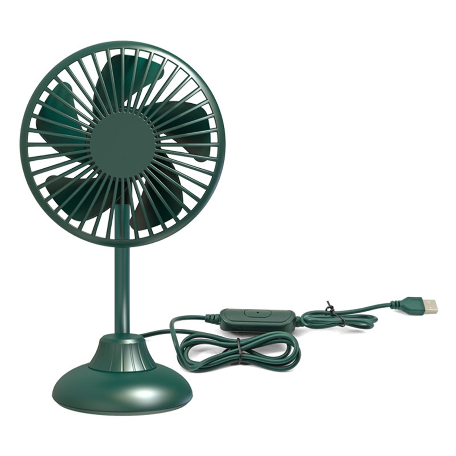 Portable Mini Car Fan Powerful Silent Fan 3 Speeds Settings 360 ...