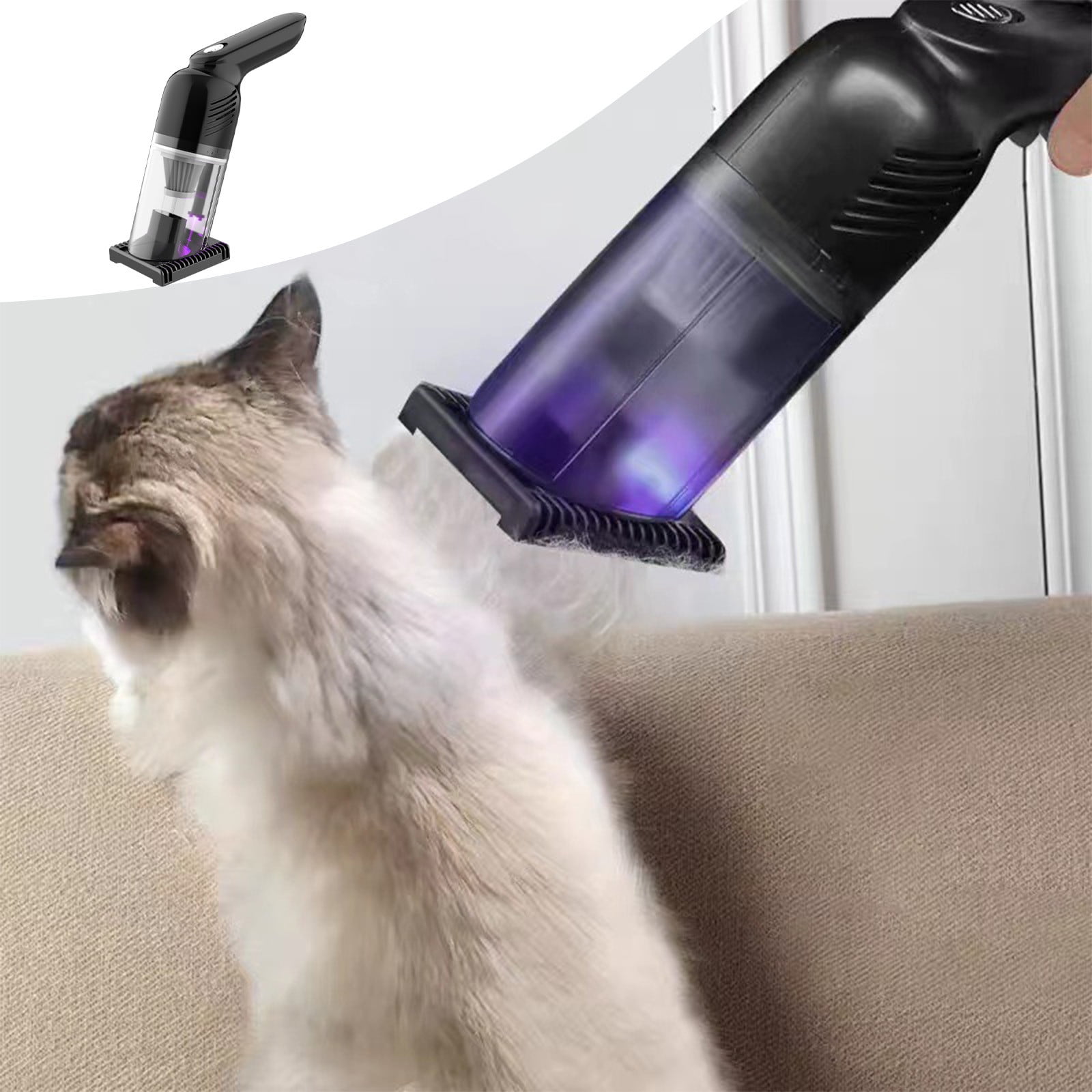 Portable Mini Car Vacuum Cleaner,38000Pa High Power Suction Cordless ...