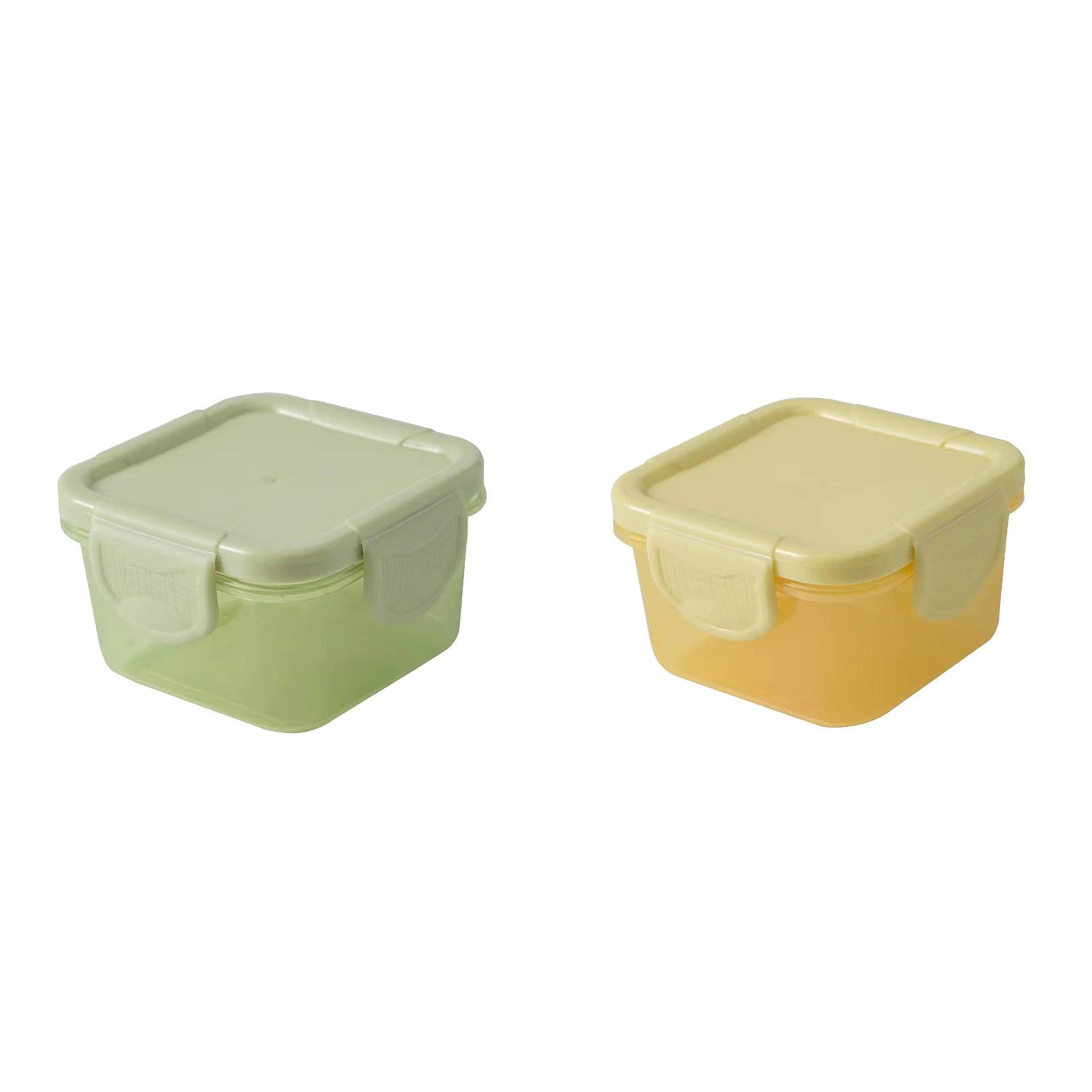 Portable Mini Cook Storage Containers with Lid Reusable Vegetable Fruit ...