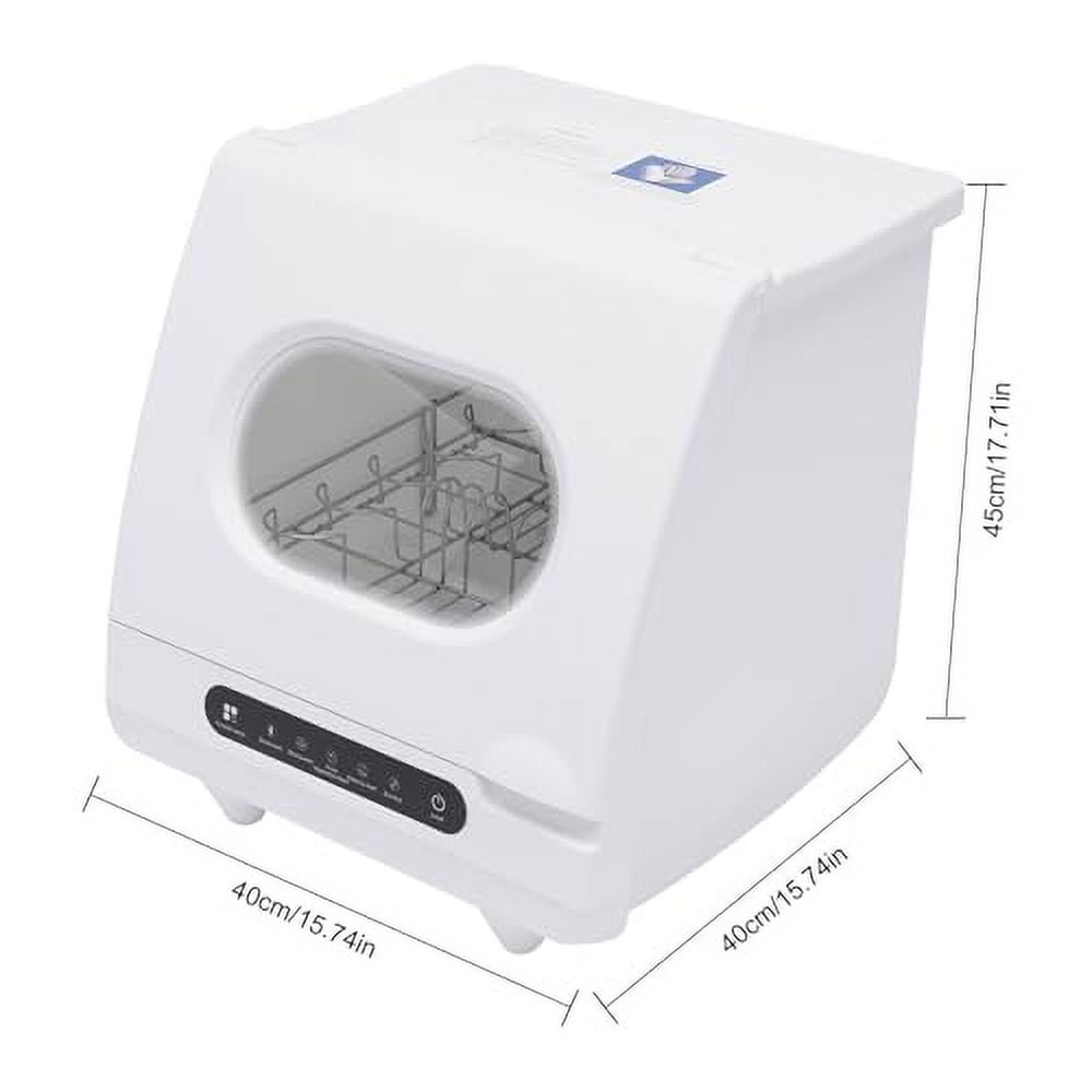 Portable Mini Countertop Dishwasher 1200W Compact Dishwasher, 5 Wash ...