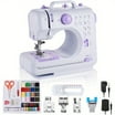 BCOOSS Sewing Machine for Beginners Portable with 12 Stitches ...