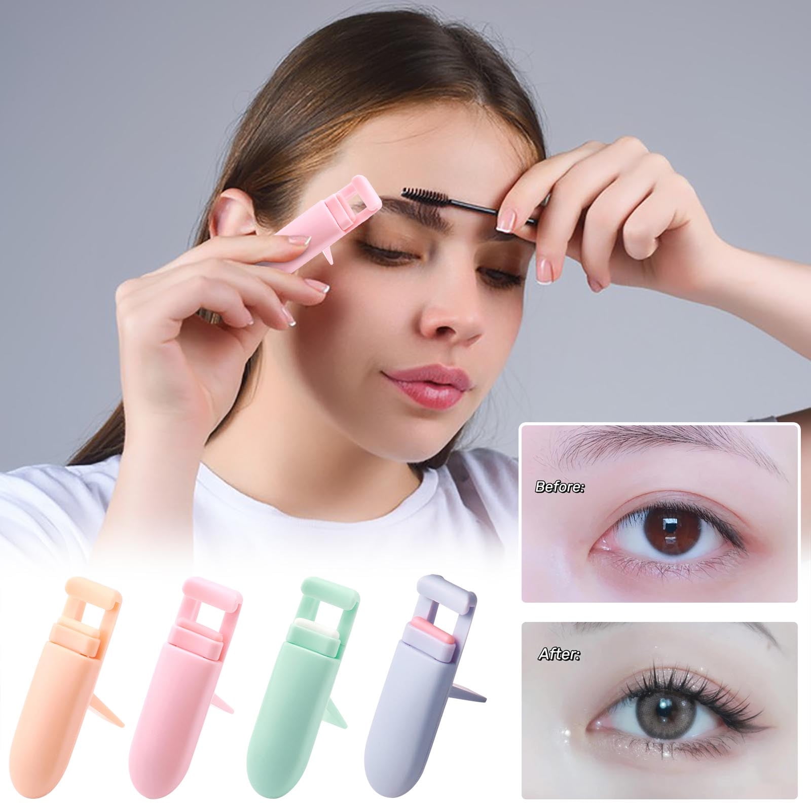 Portable Mini Eyelash Curler, Travel-Friendly Compact Eyelash Curler ...