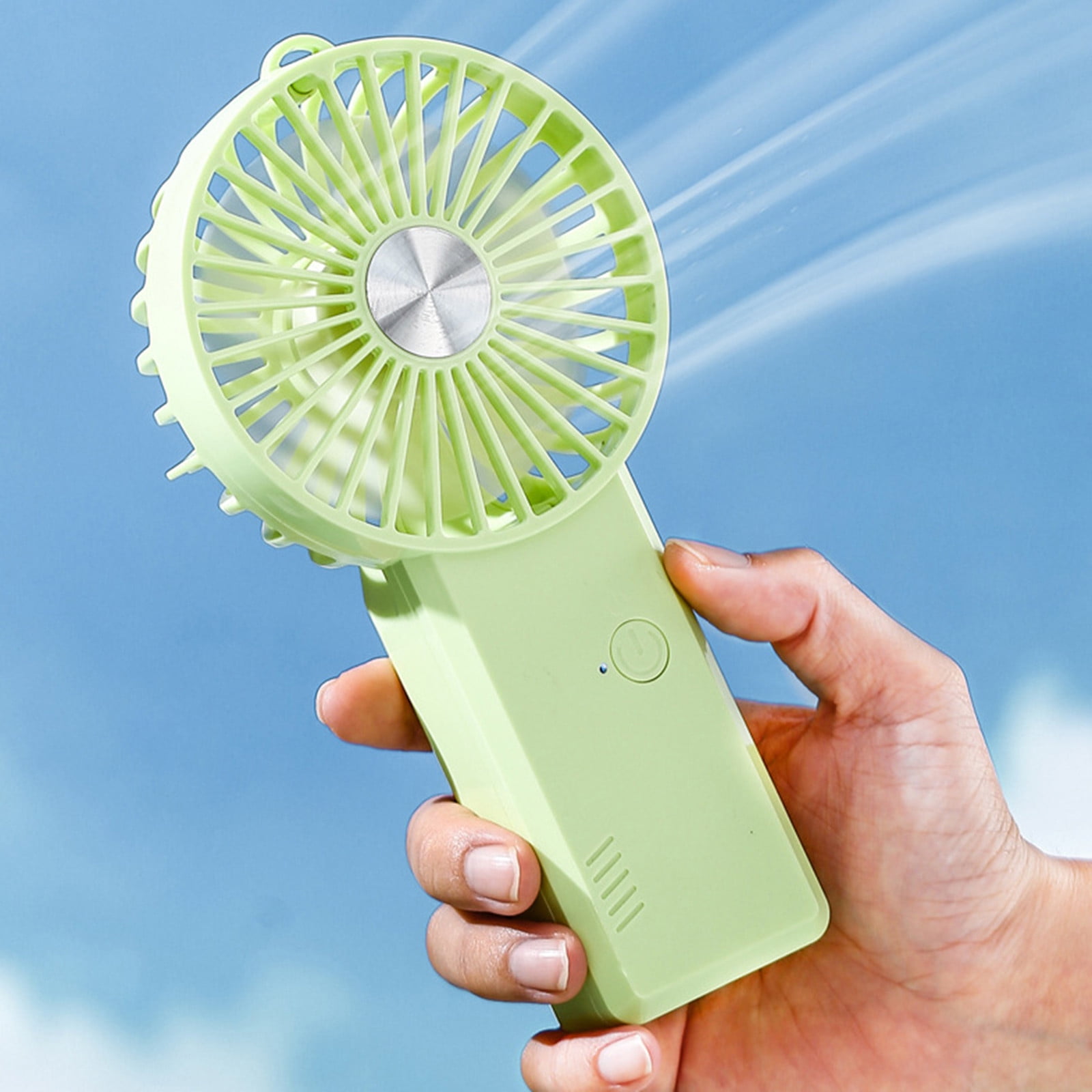 Portable Mini Fan, Rechargeable Battery, 4-Speed Cooling, Sleek Design ...