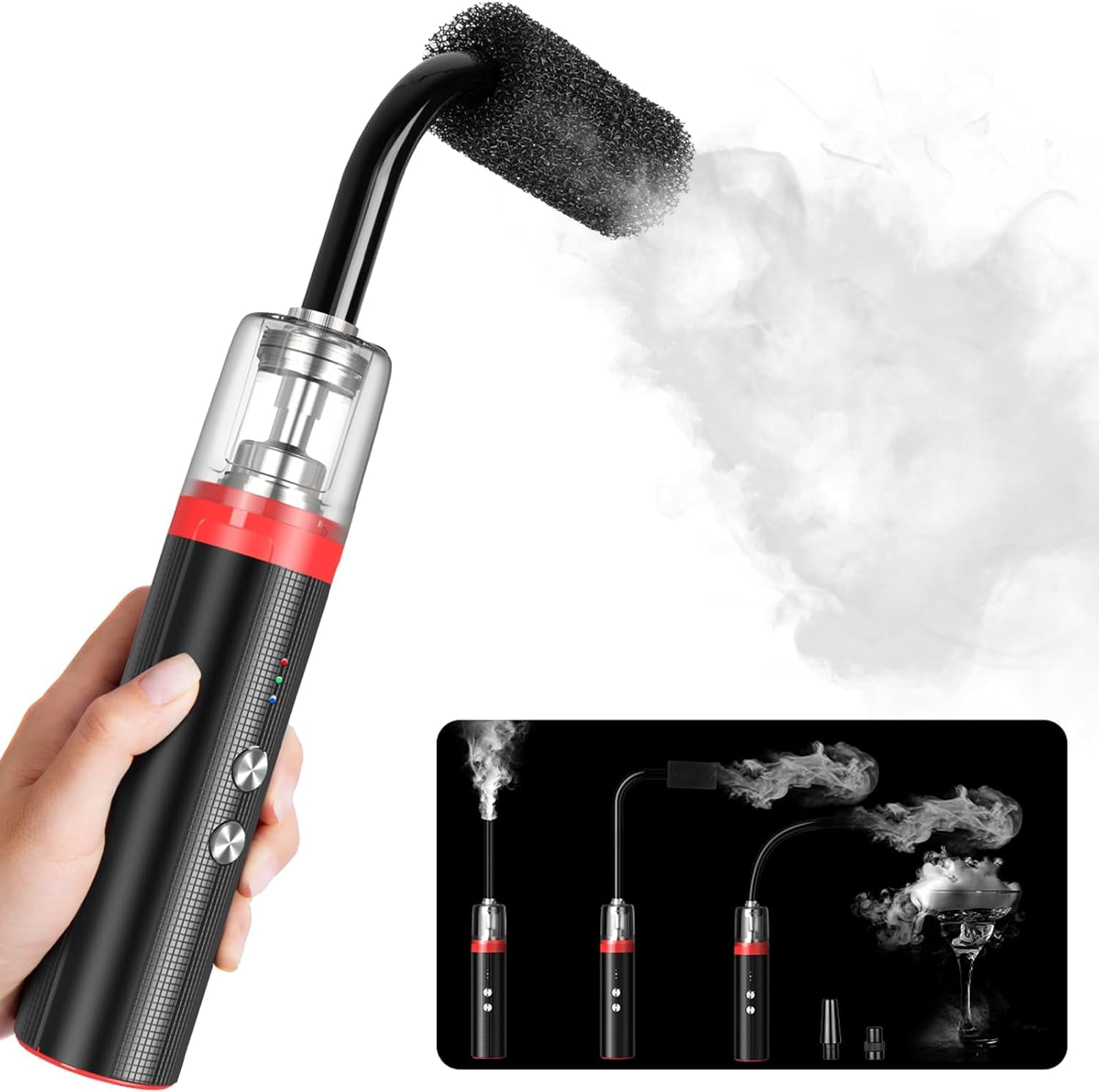 Portable Mini Fog Machine, 3 Adjustable Modes, Handheld Fog Machine ...