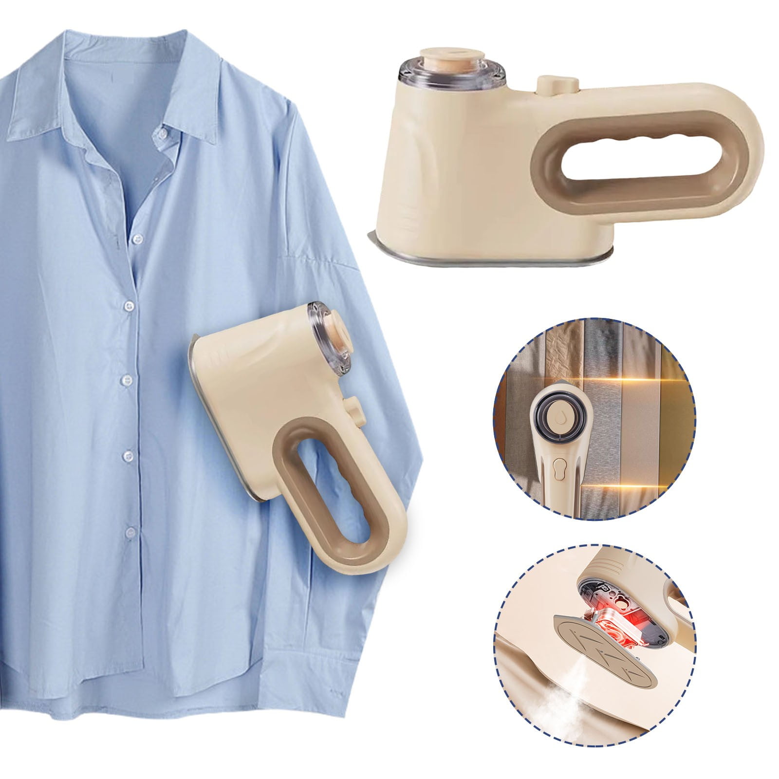 Portable Mini Folding Handheld Steam Iron | Universal Voltage 111V-240V ...