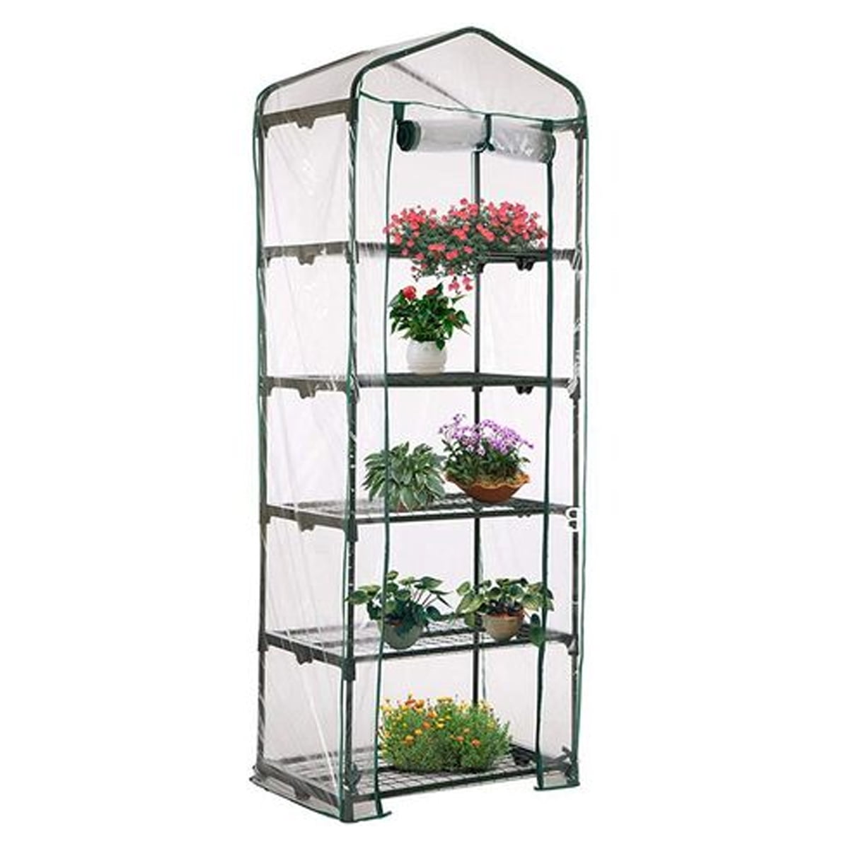 Balcony Terrace Tent with Mesh Ventilation PVC Cover, Garden Greenhouse ...