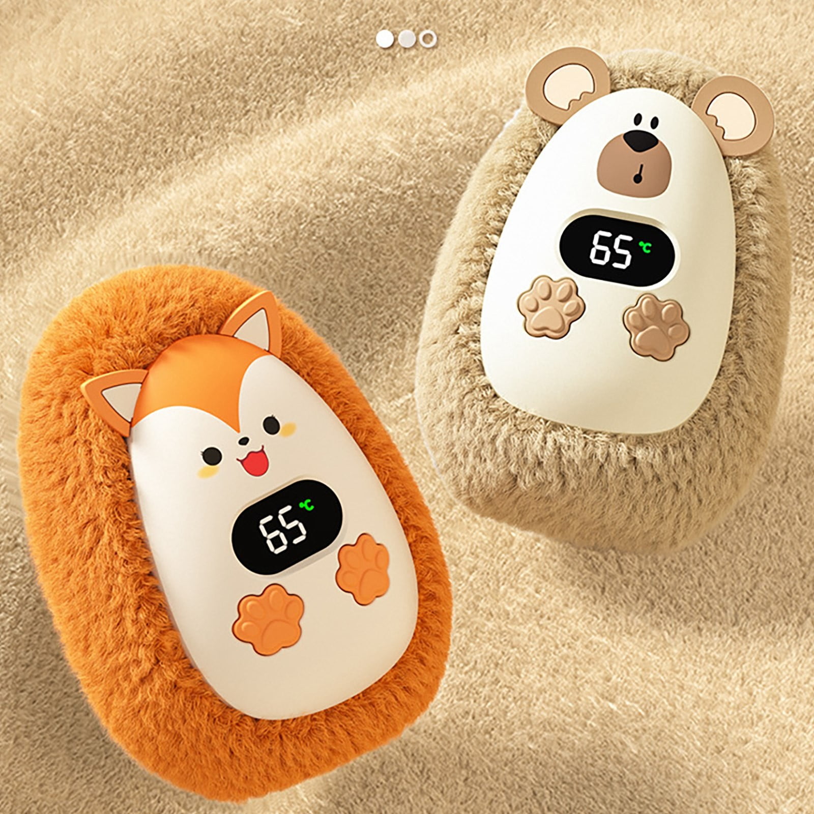 Heating & Warming Hand Warmers Cartoon Animal Furry Baby Portable Mini ...