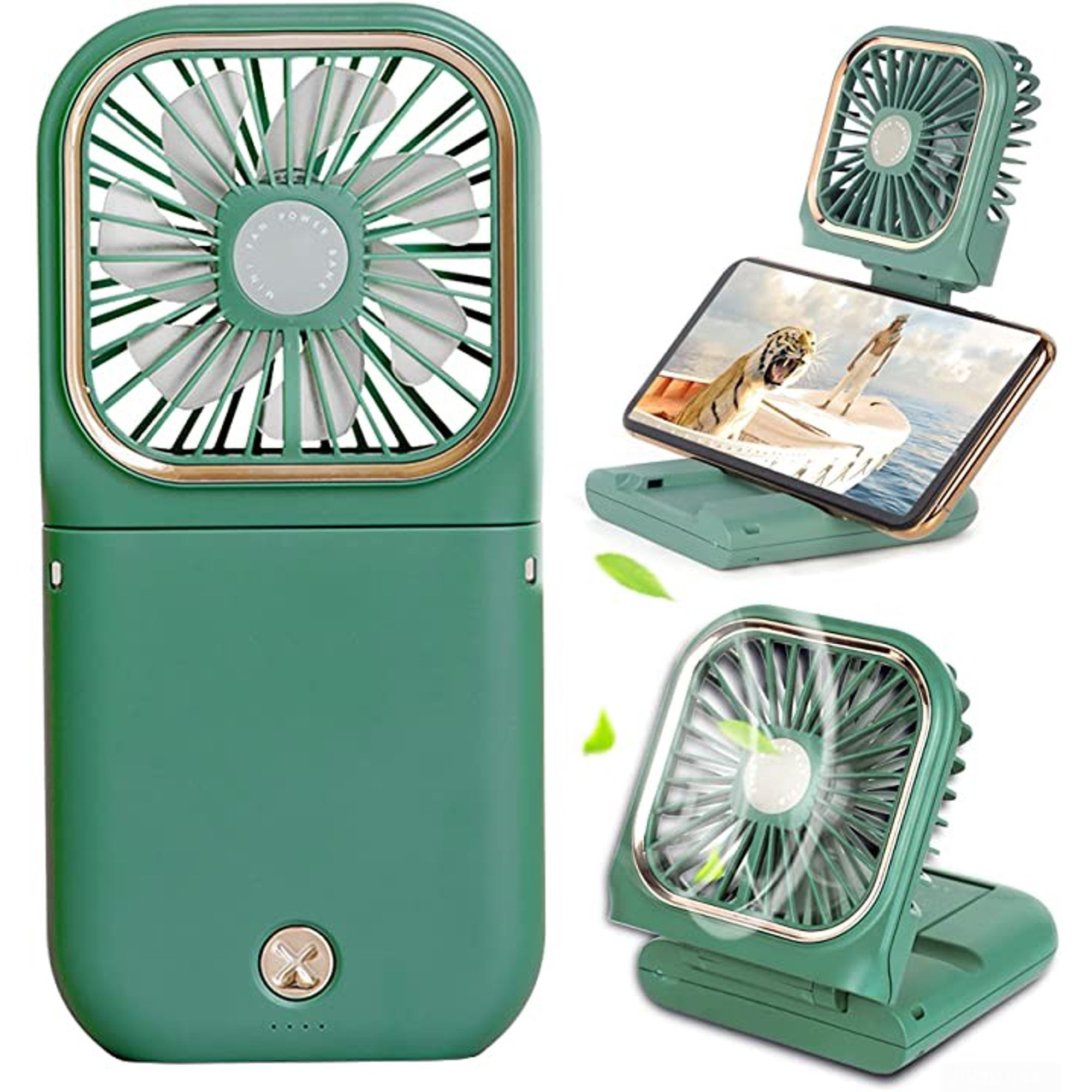Portable Mini Handheld Fan, 3000mah Rechargeable Small Hand Held ...