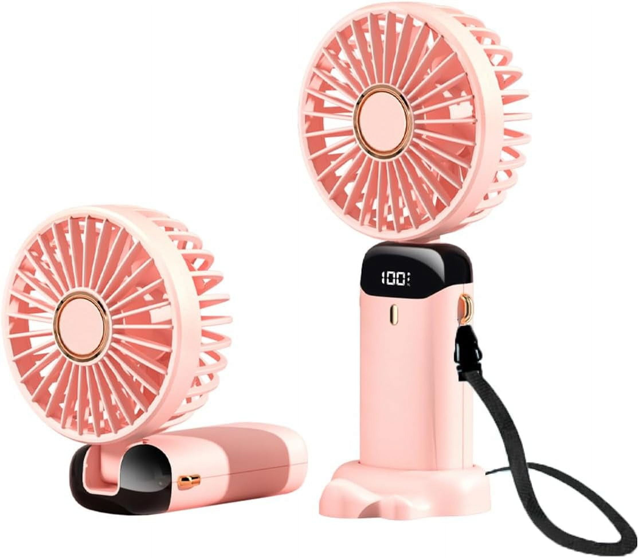 Portable Mini Handheld Fan Personal: 4000mah rechargeable small hand ...