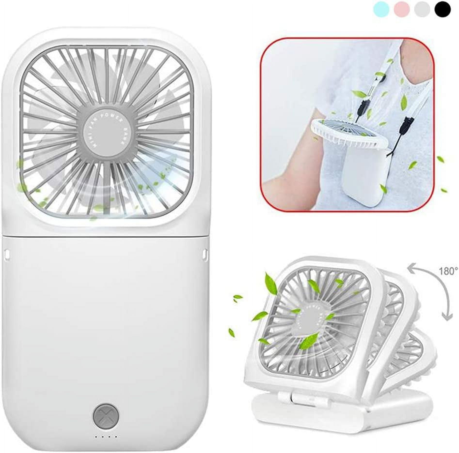 Portable Mini Handheld Fan for Travel: Small Rechargeable Hand Held ...