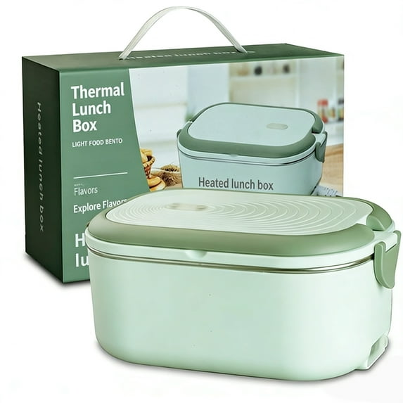 Portable Mini Heated Lunch Box - Personal Electric Food Warmer for Desk ...