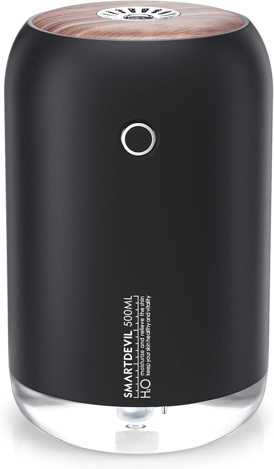 Portable Mini Humidifier, 500ml Desk Plant Humidifier, USB Personal for ...