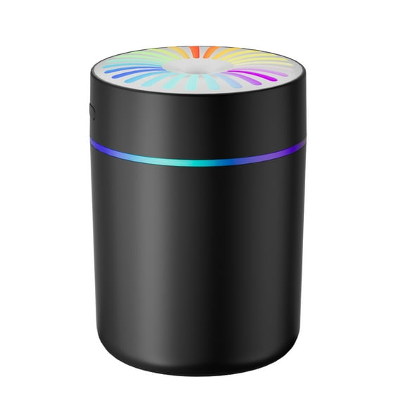 Portable Mini Humidifier with Ambient LED Light, 190ml Large Capacity ...