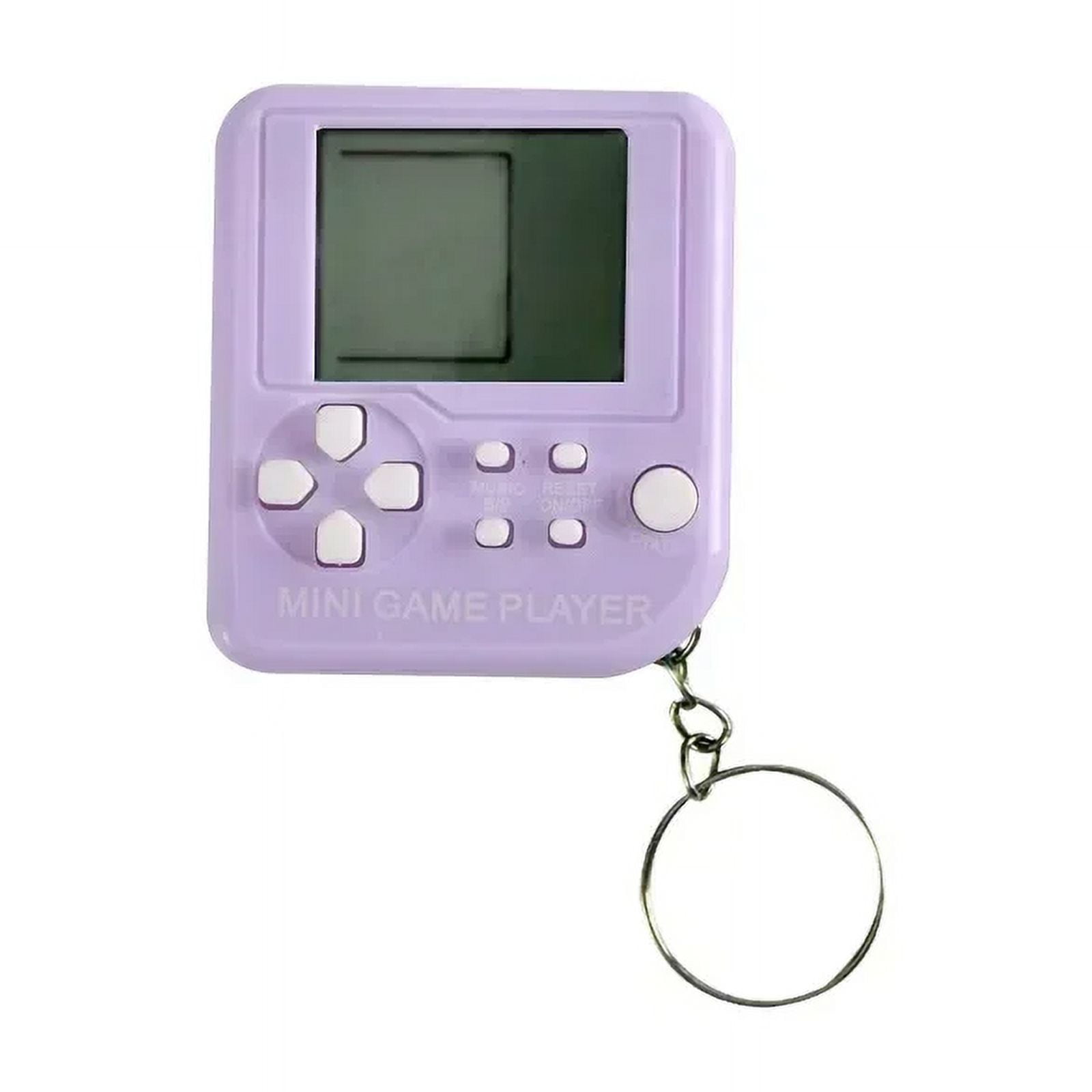 Portable Mini Pocket Classic Game Machine Keychain Ring Anti Lost Retro ...